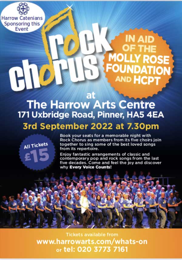 Pinner Local - Rock Chorus Concert - Harrow Arts Centre